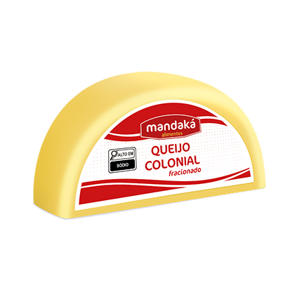 Queijo Colonial Meia Lua – 700g – Mandaká Alimentos